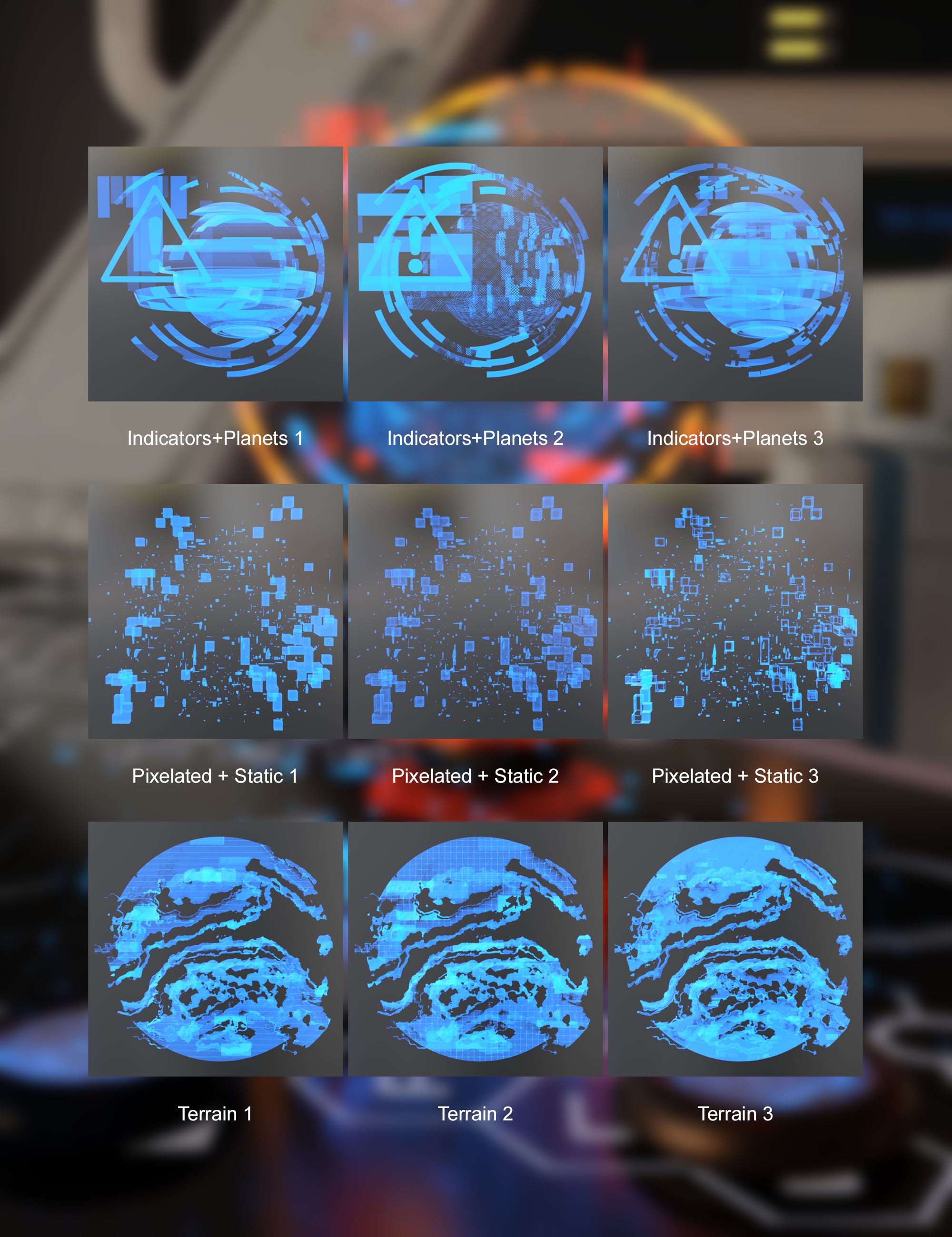 Hologram Pack 03 | Daz 3D