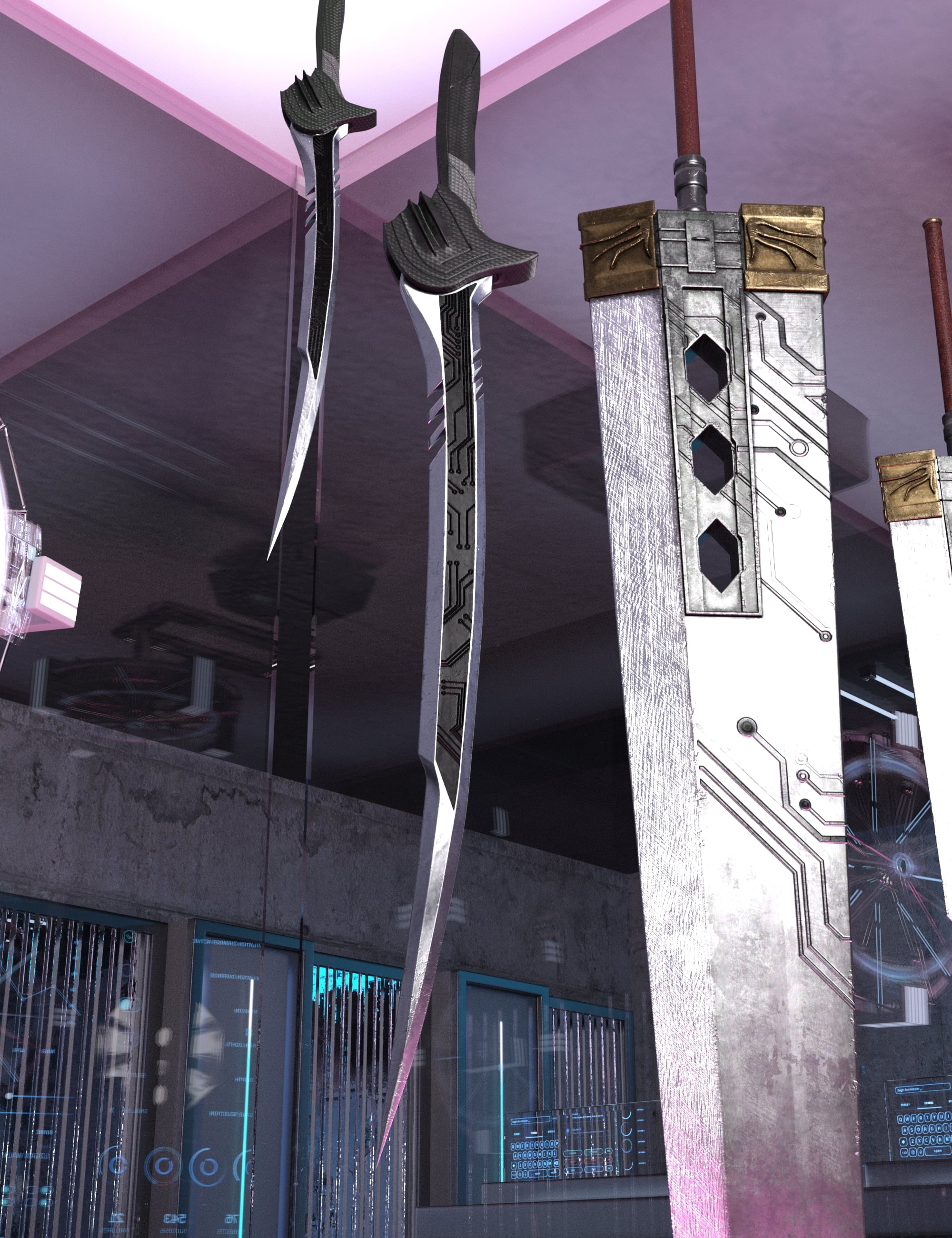 Akita Weapons Collection | Daz 3D