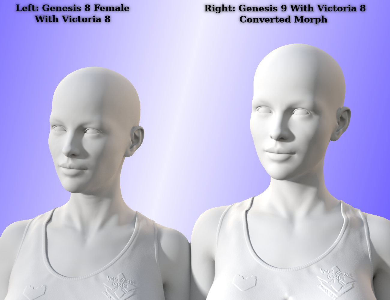 RSSY Character Converter Genesis 8 and 8.1 Female to Genesis 9 | Daz 3D