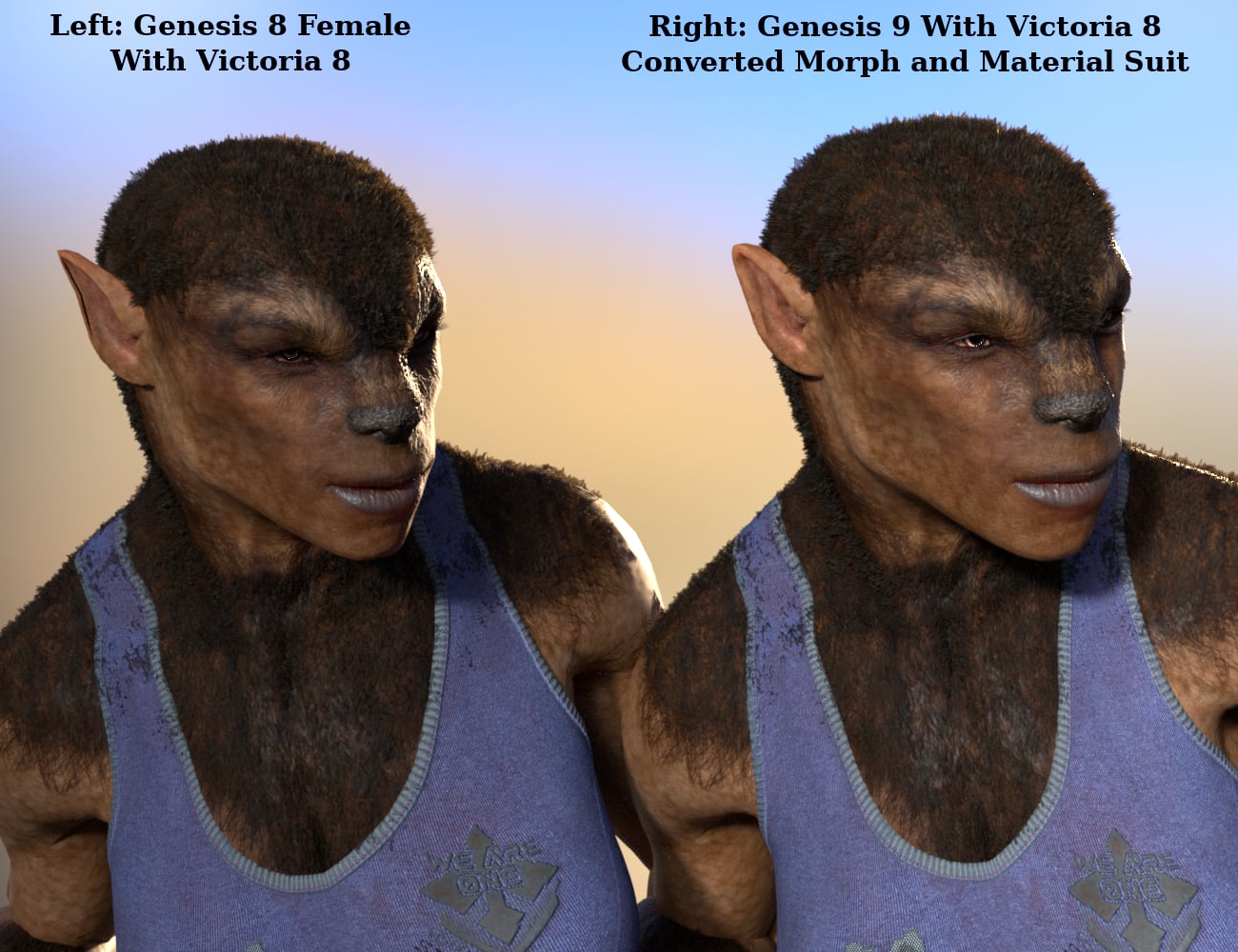 RSSY Character Converter Genesis 8 and 8.1 Female to Genesis 9 | Daz 3D