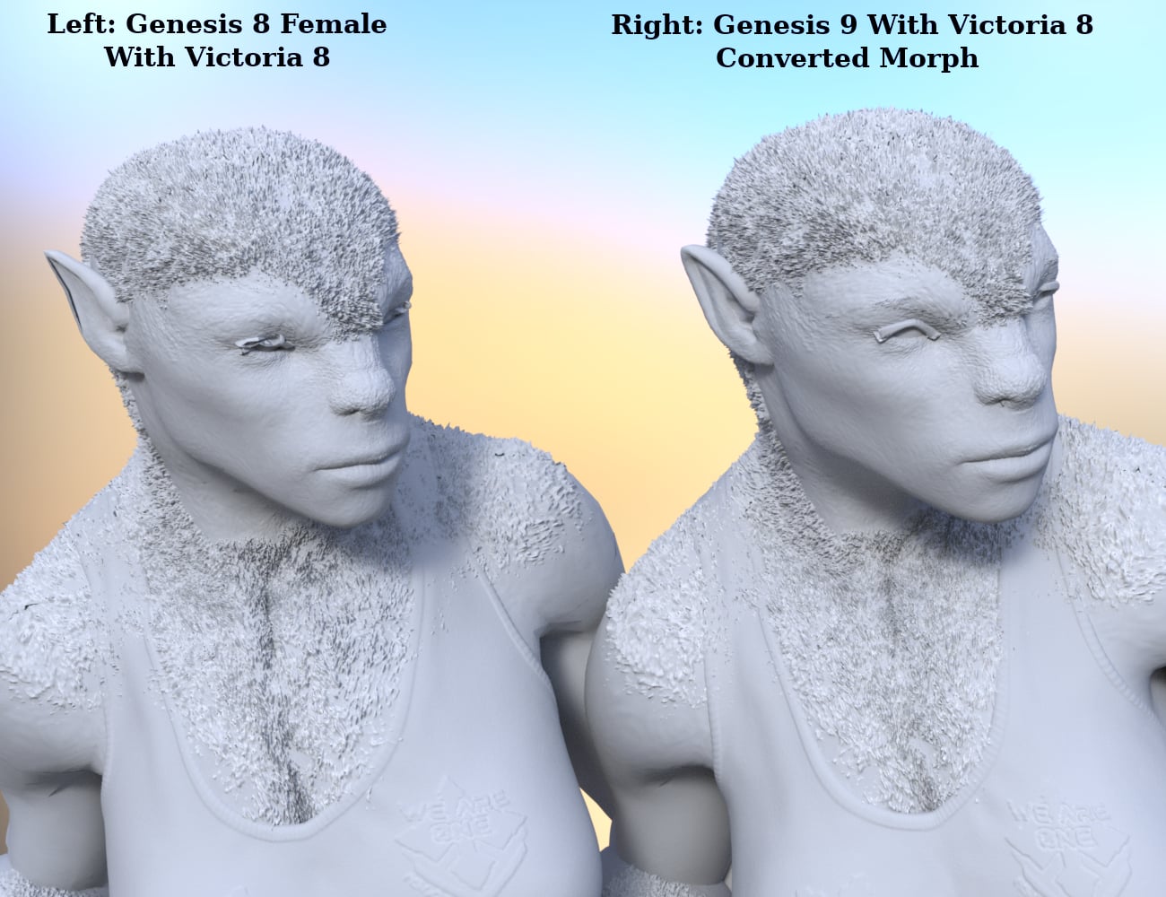 RSSY Character Converter Genesis 8 and 8.1 Female to Genesis 9 | Daz 3D