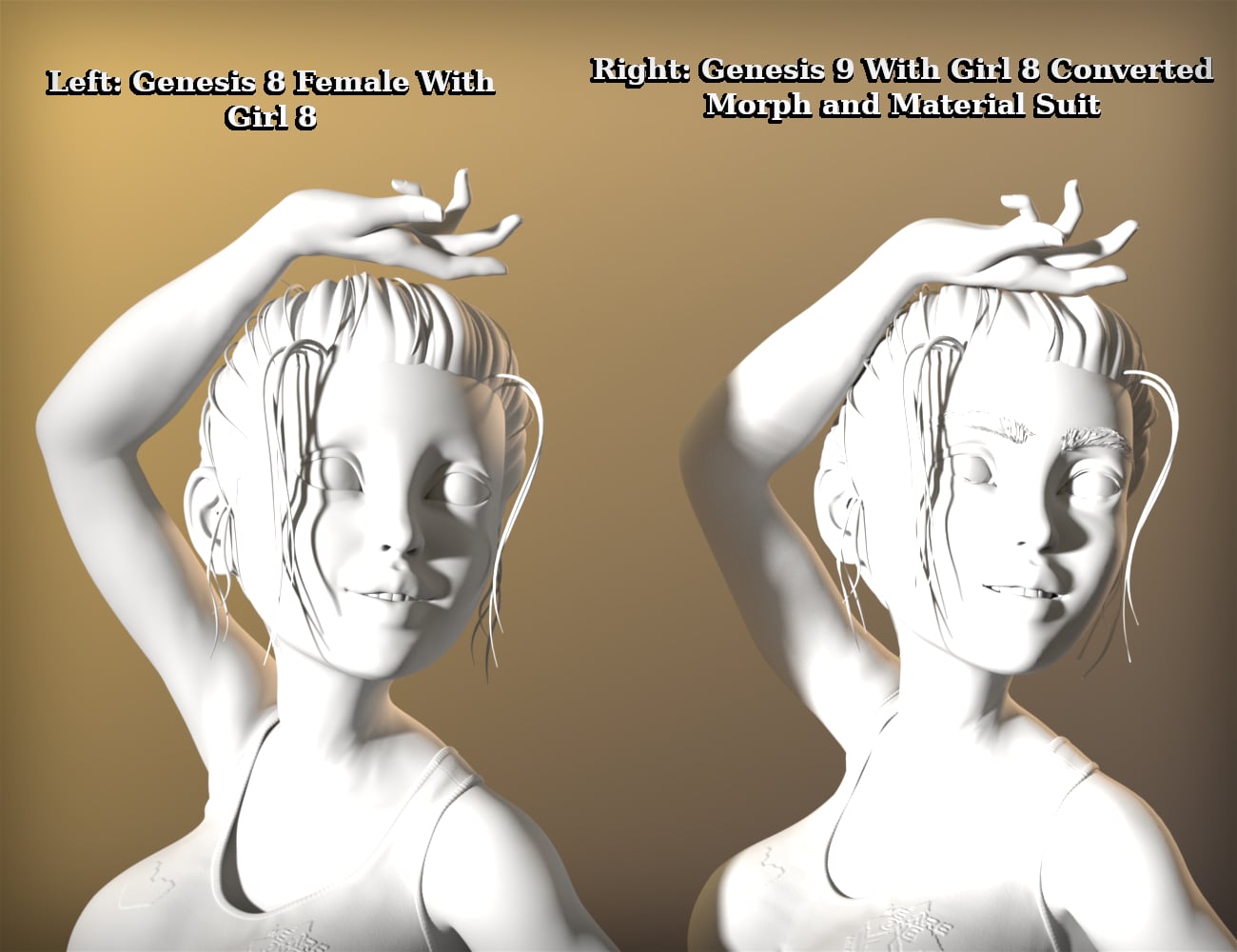 RSSY Character Converter Genesis 8 and 8.1 Female to Genesis 9 | Daz 3D
