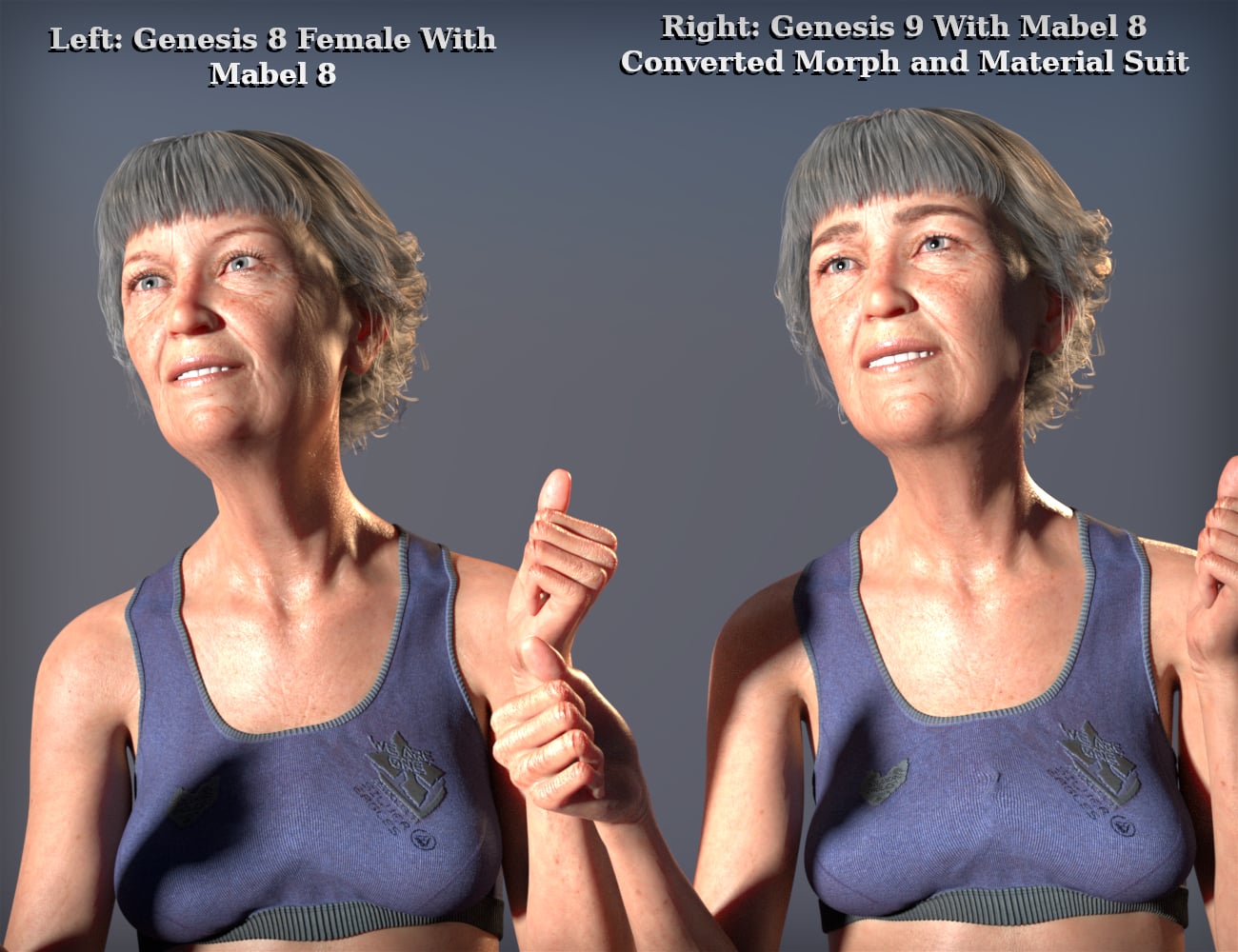 RSSY Character Converter Genesis 8 and 8.1 Female to Genesis 9 | Daz 3D