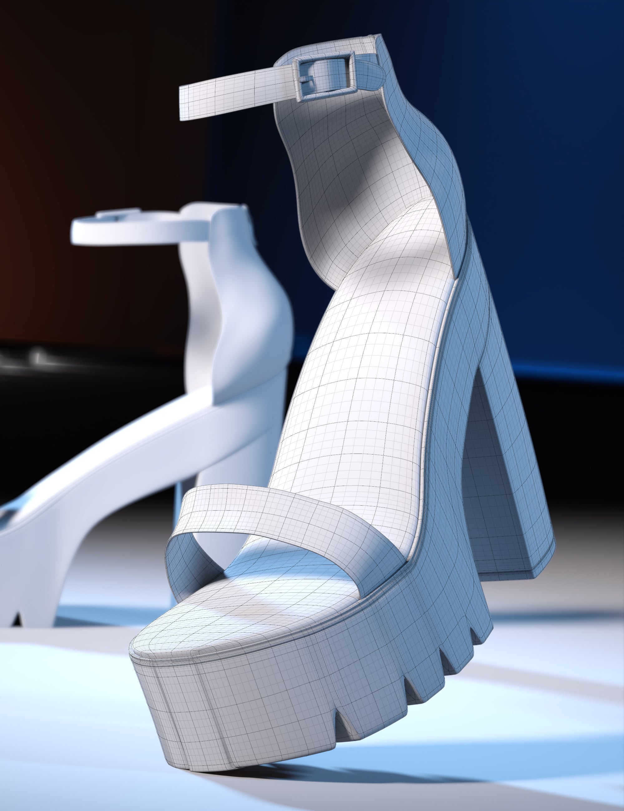 Tanya Platform Heels for Genesis 9 | Daz 3D