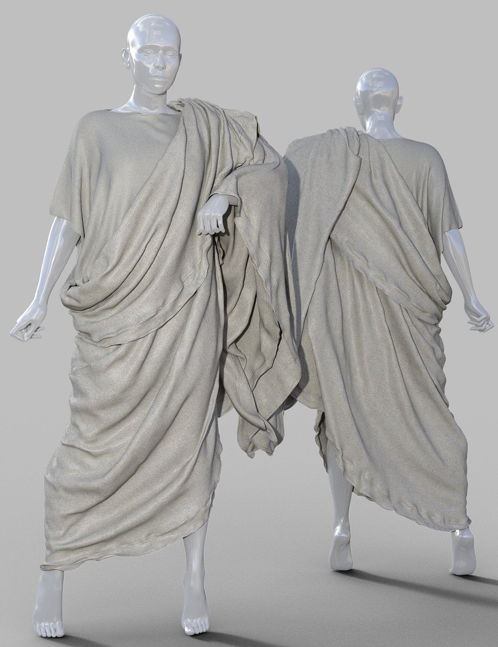 dForce Roman Toga for Genesis 9 and 8 | Daz 3D