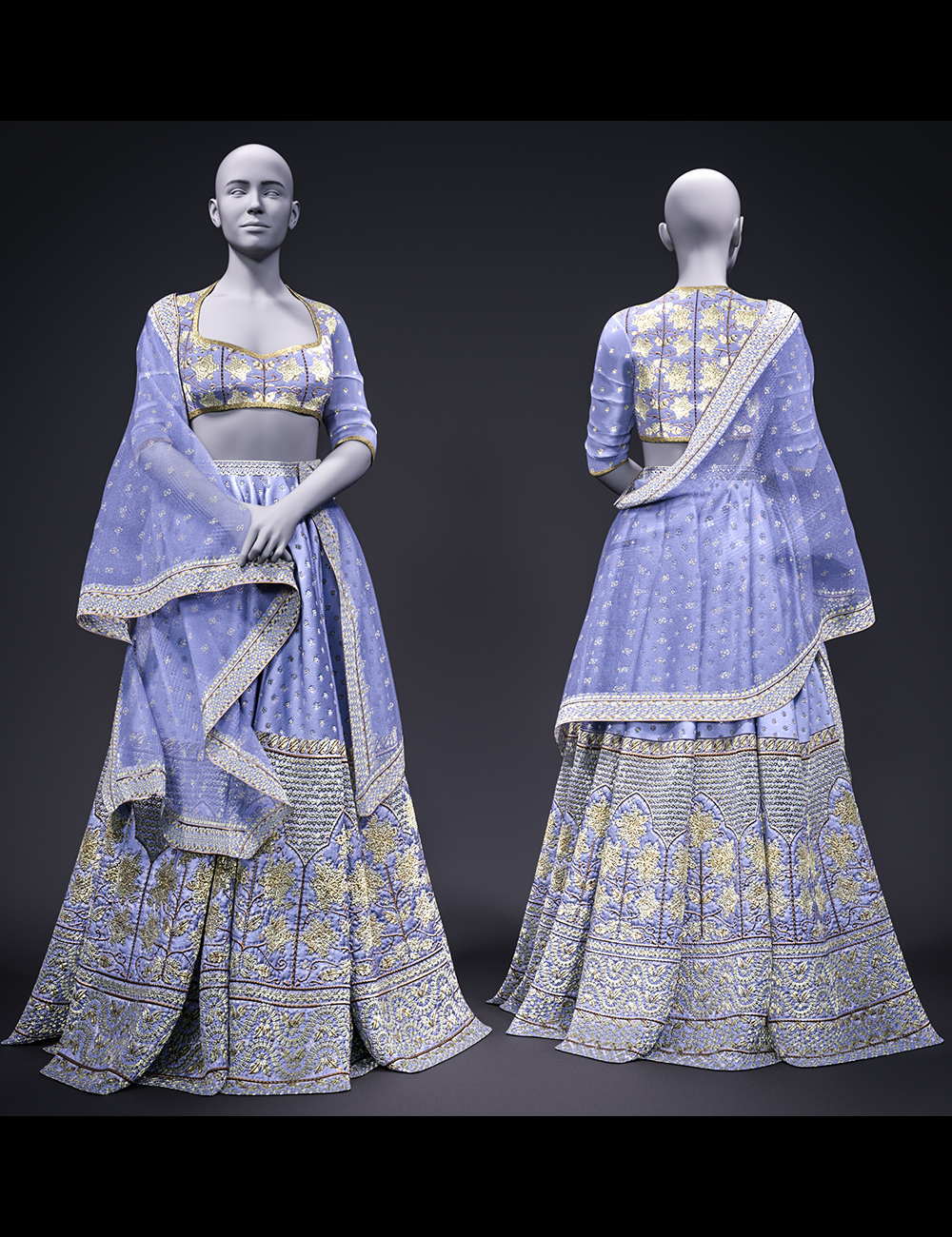 dForce Indian Bride Texture Add-On | Daz 3D