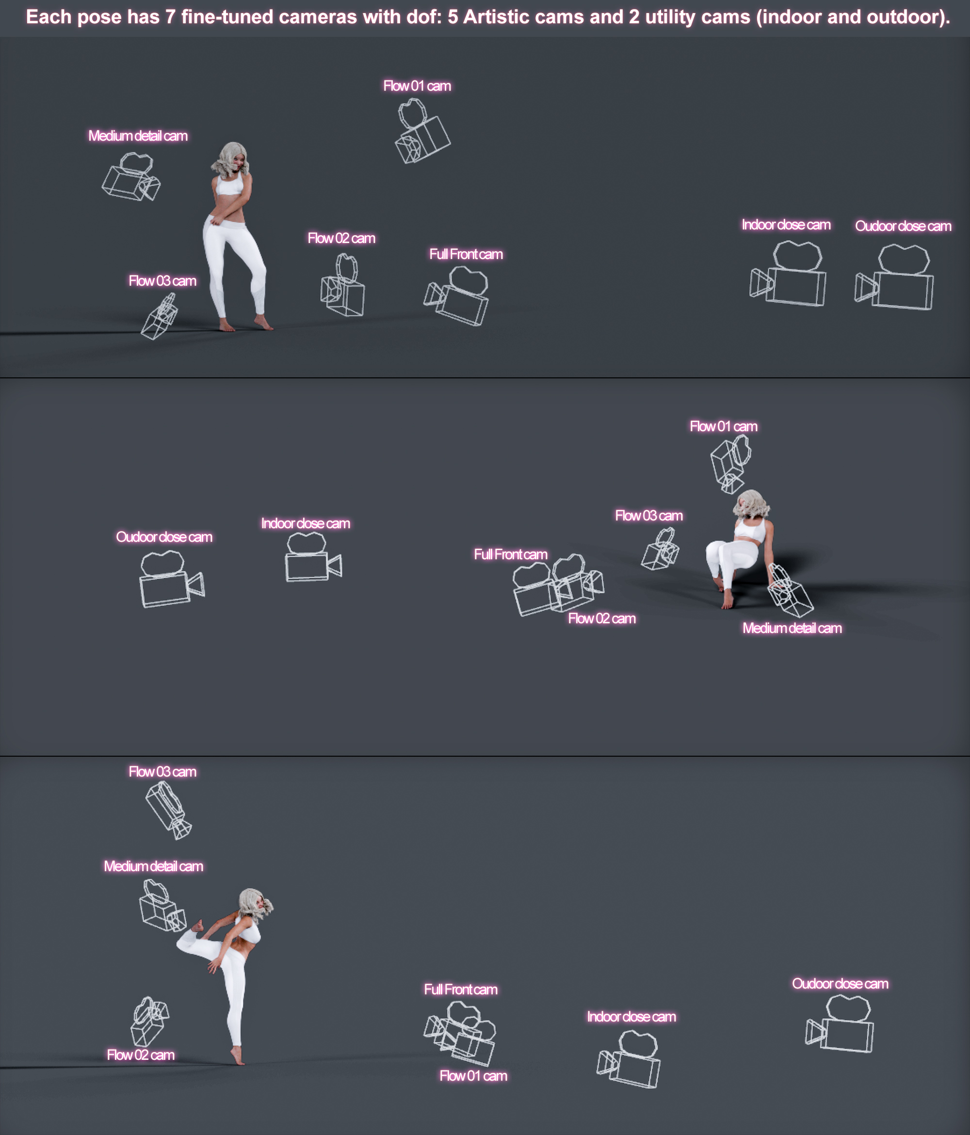 ARTful Cameras and Poses for Genesis 9, 8.1, and 8 | Daz 3D