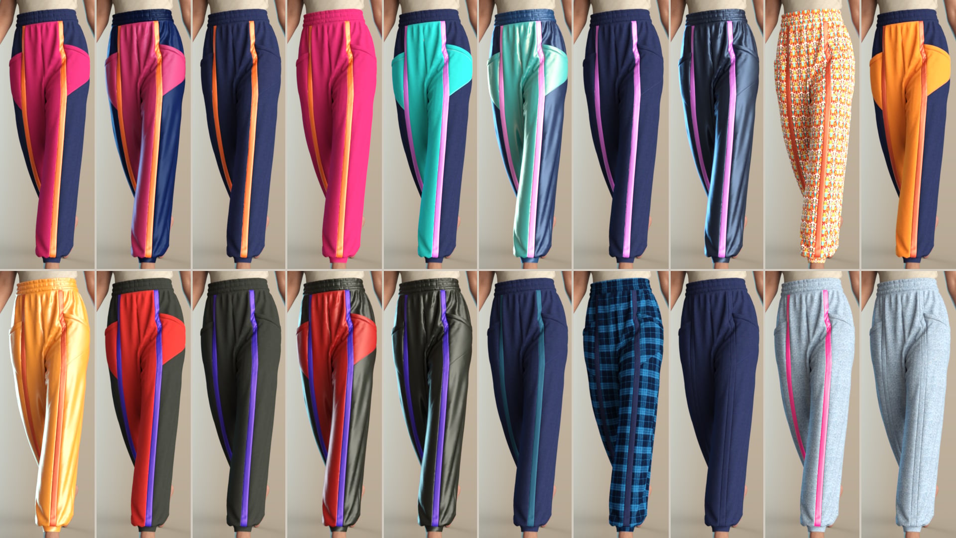 dForce Tracksuit Outfit for Genesis 9, 8, and 8.1 | Daz 3D