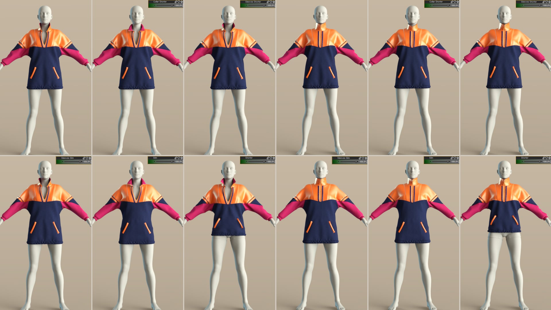 dForce Tracksuit Outfit for Genesis 9, 8, and 8.1 | Daz 3D