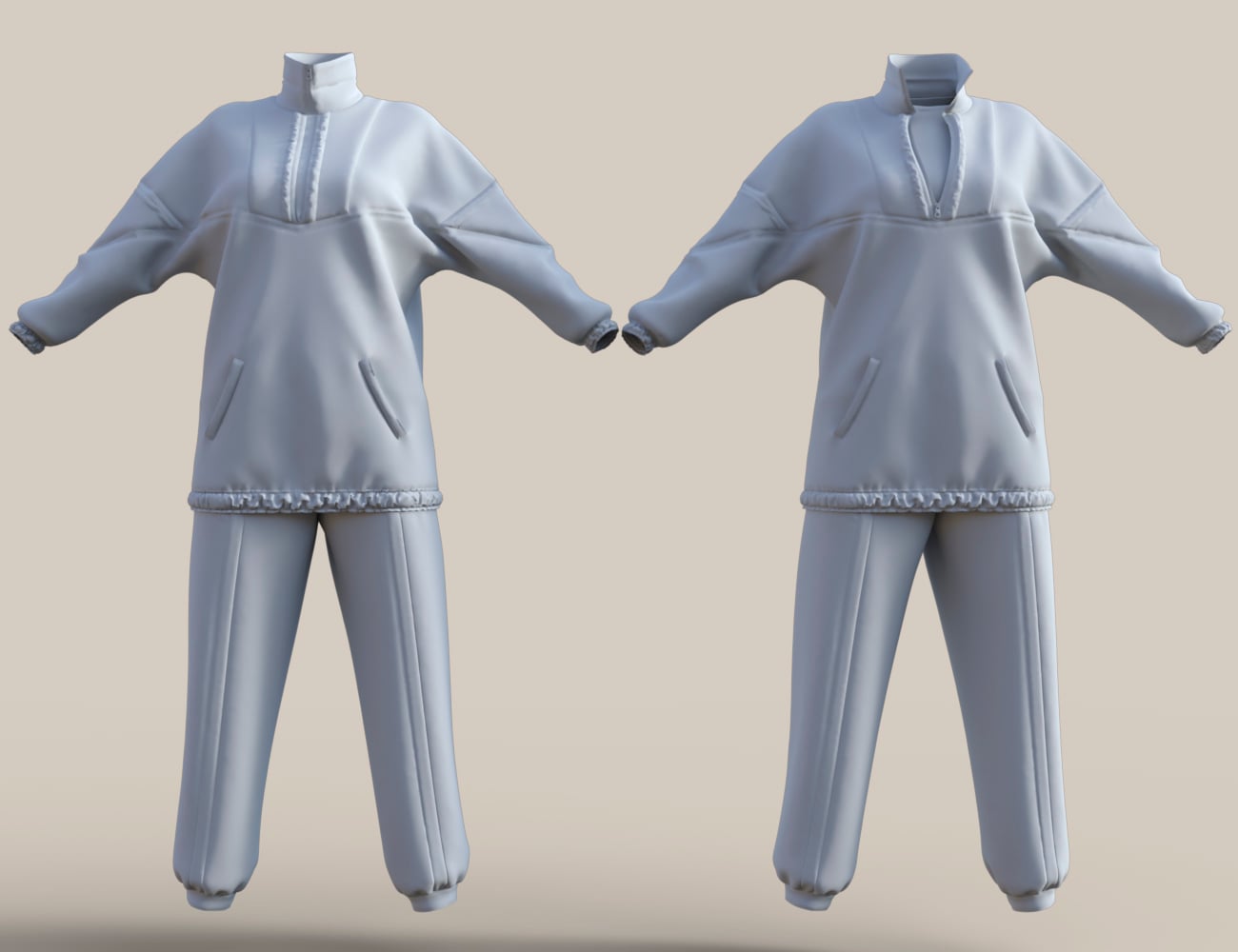 dForce Tracksuit Outfit for Genesis 9, 8, and 8.1 | Daz 3D