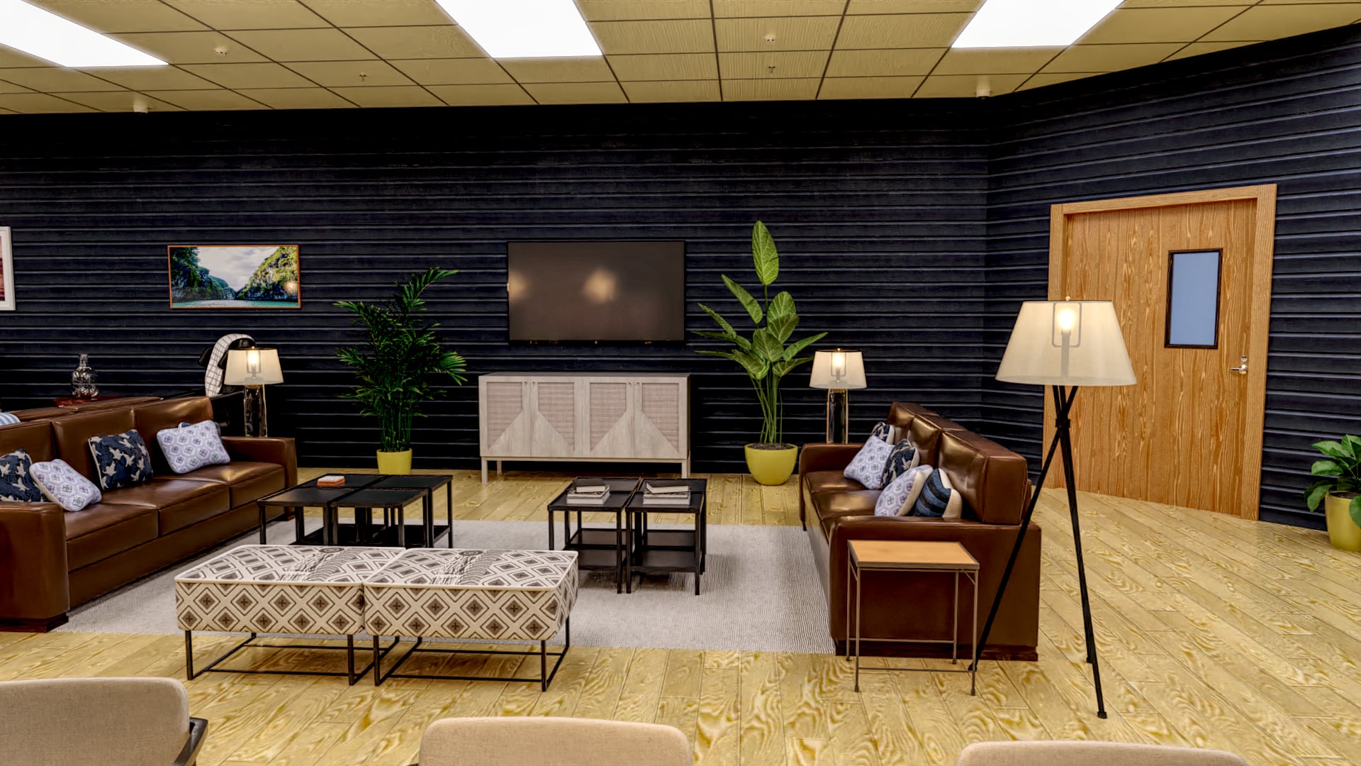 HS Faculty Lounge | Daz 3D