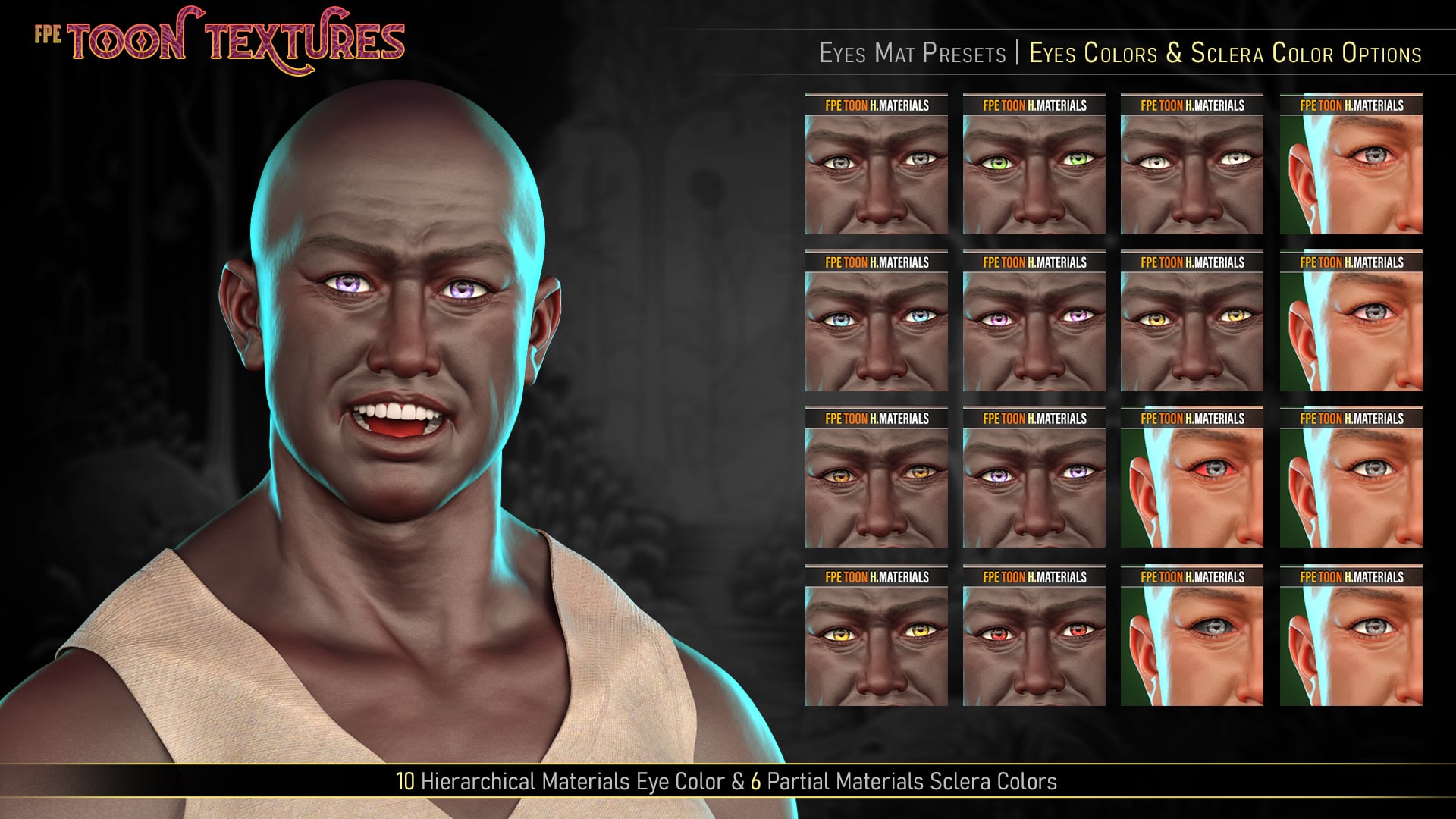 FPE Toon Textures for Genesis 9 | Daz 3D