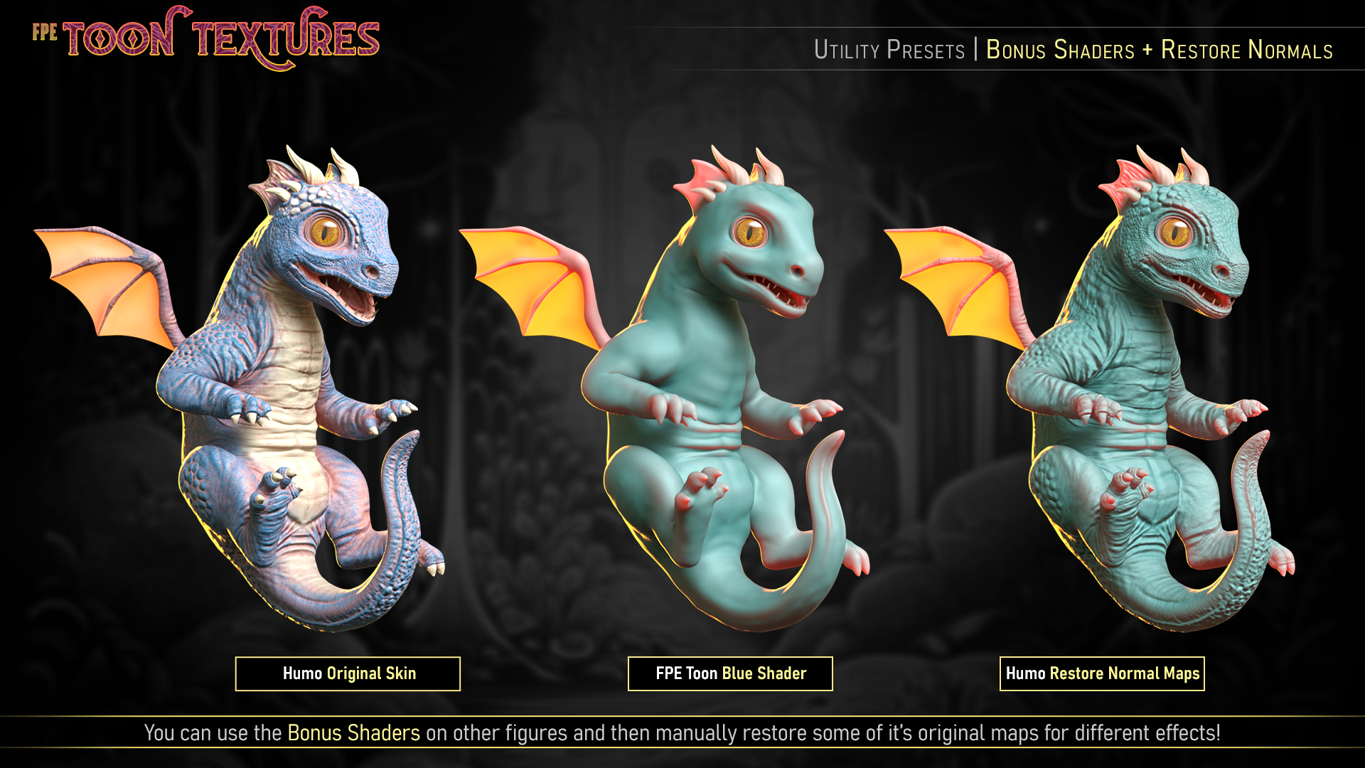 FPE Toon Textures for Genesis 9 | Daz 3D