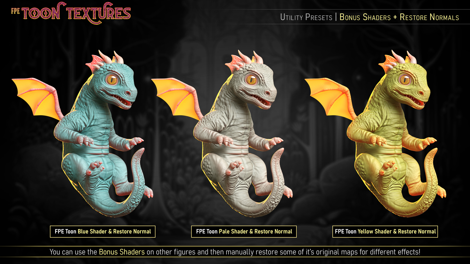 FPE Toon Textures for Genesis 9 | Daz 3D