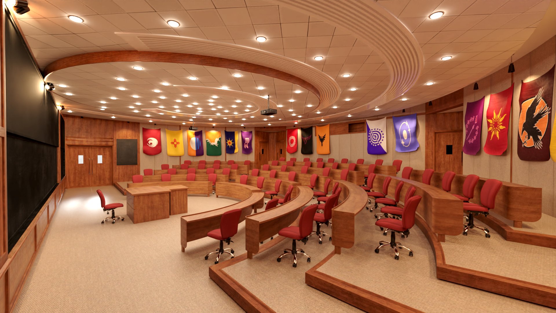 Business School Classroom | Daz 3D