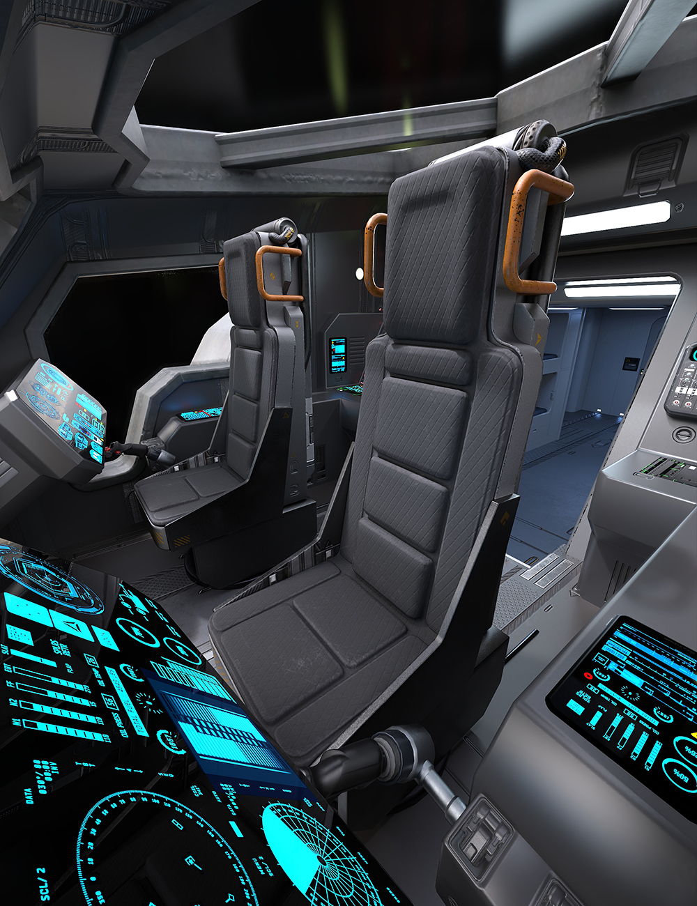 Light Transport Ship | Daz 3D