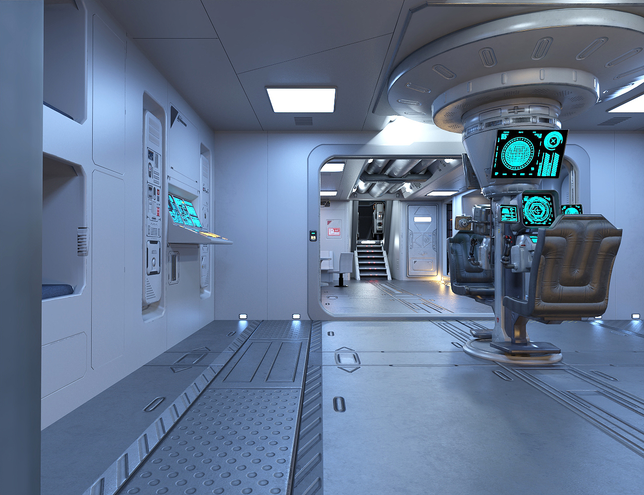 Light Transport Ship | Daz 3D