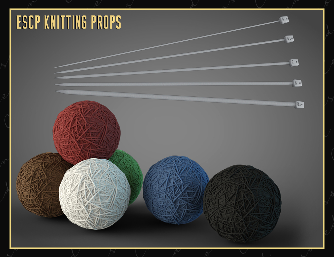 Everyday Senior Citizen Props | Daz 3D