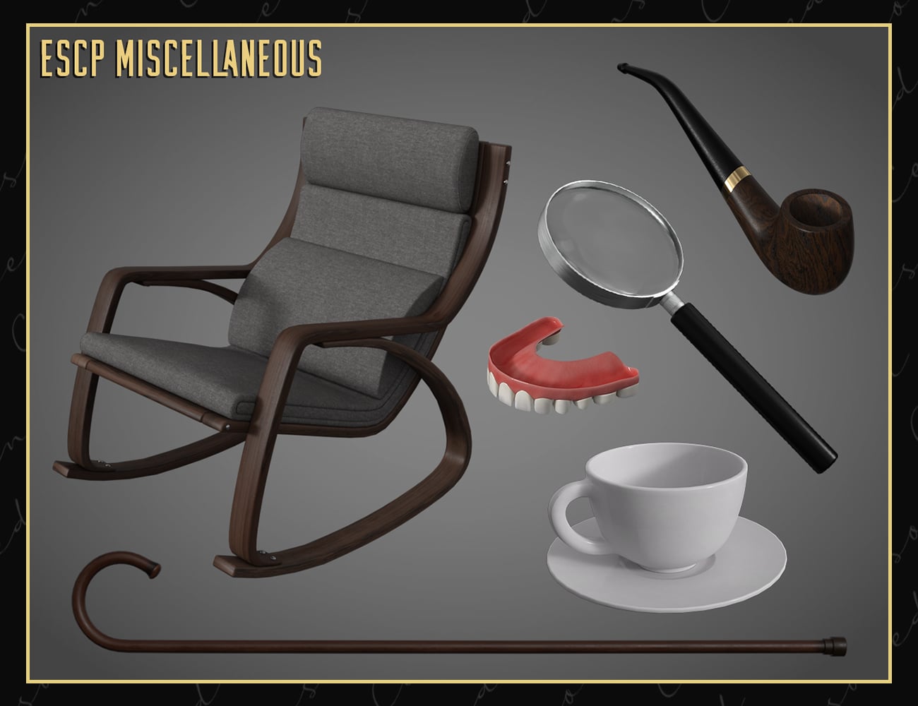 Everyday Senior Citizen Props | Daz 3D