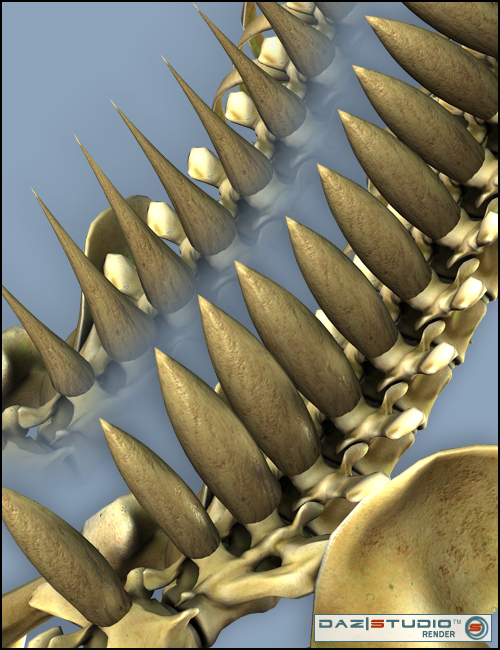 Bone Dragon Spikes | Daz 3D