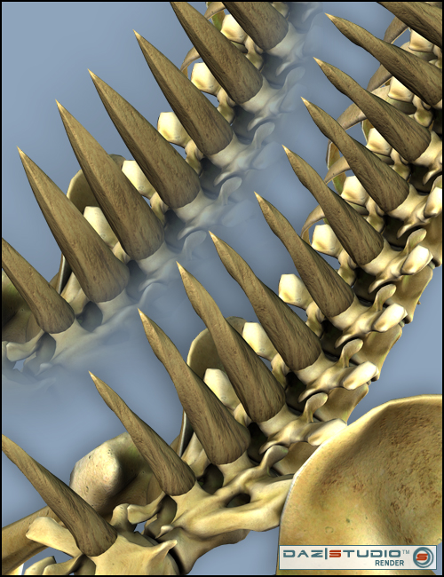Bone Dragon Spikes | Daz 3D