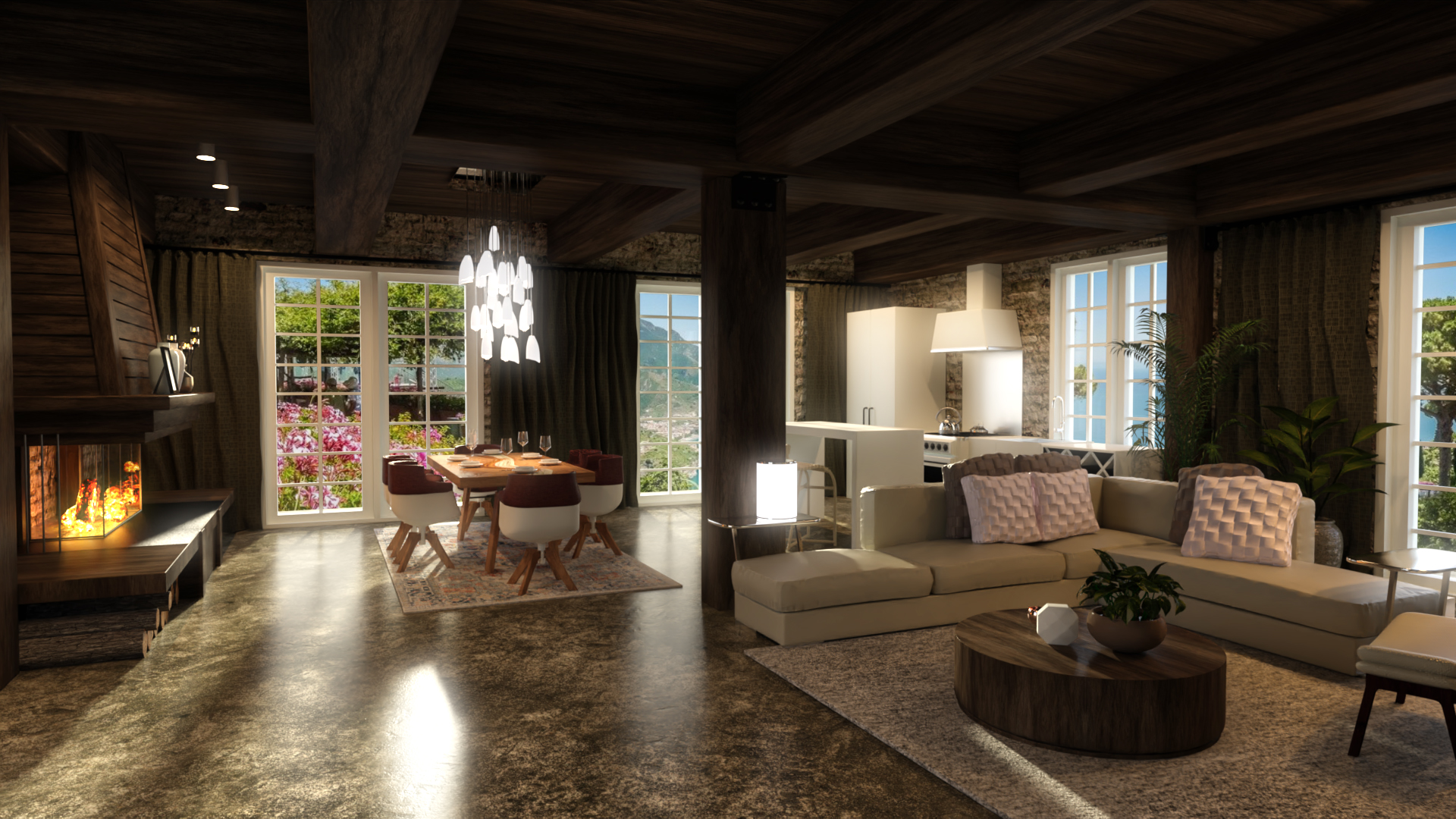 Mediterranean Rustic Home | Daz 3D