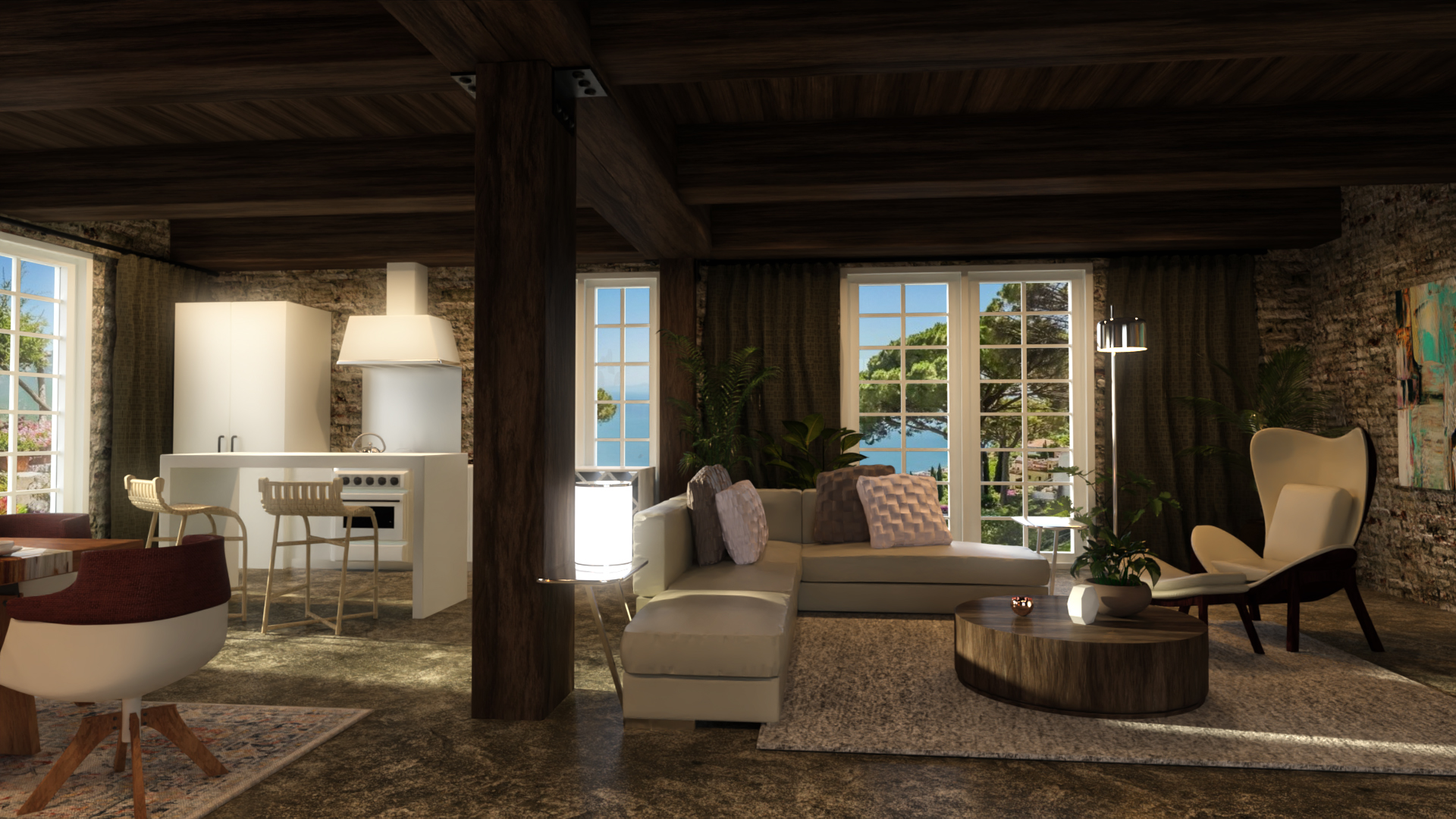 Mediterranean Rustic Home | Daz 3D