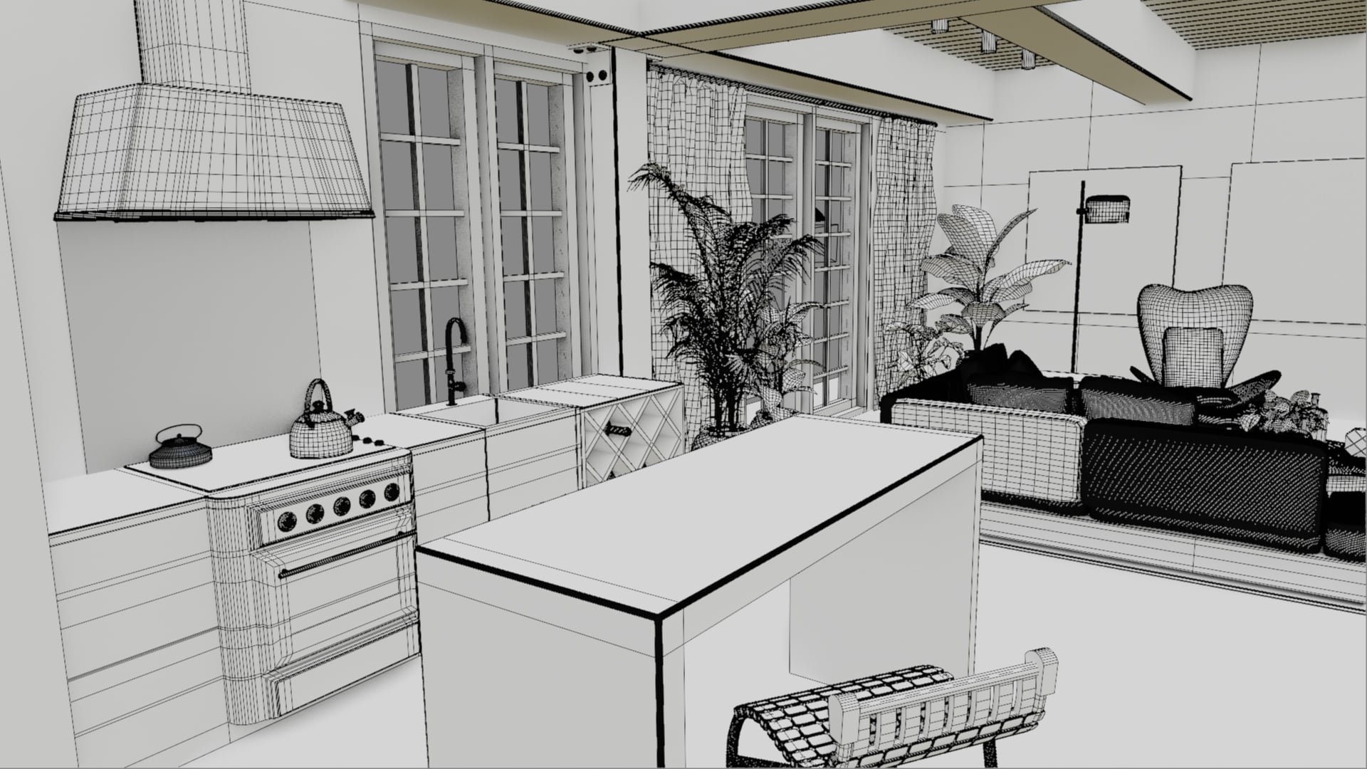 Mediterranean Rustic Home | Daz 3D