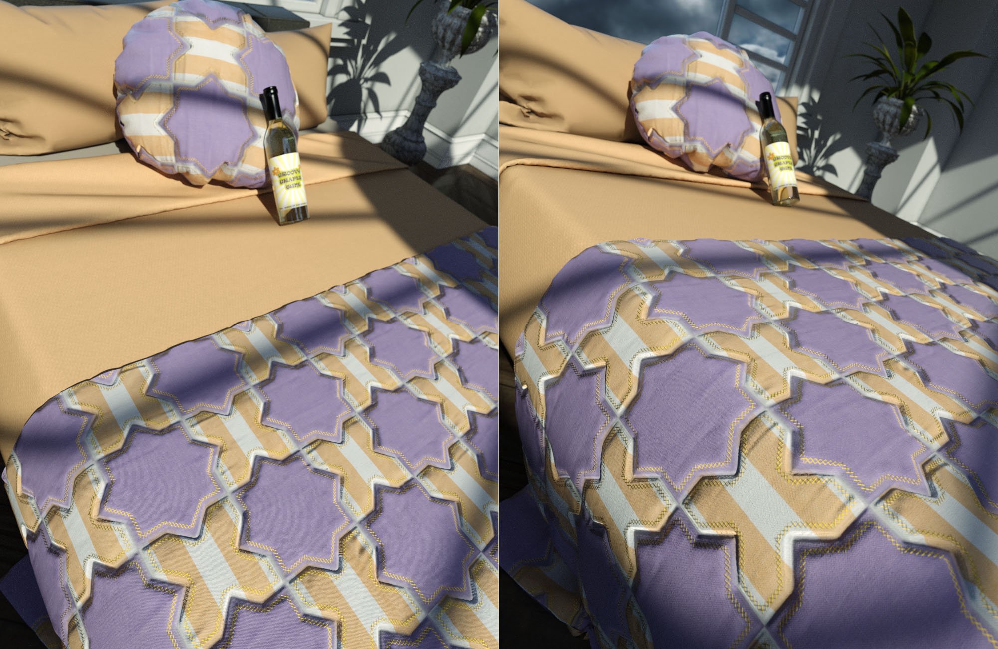 Patchwork Quilt Iray Shaders Vol 3 | Daz 3D