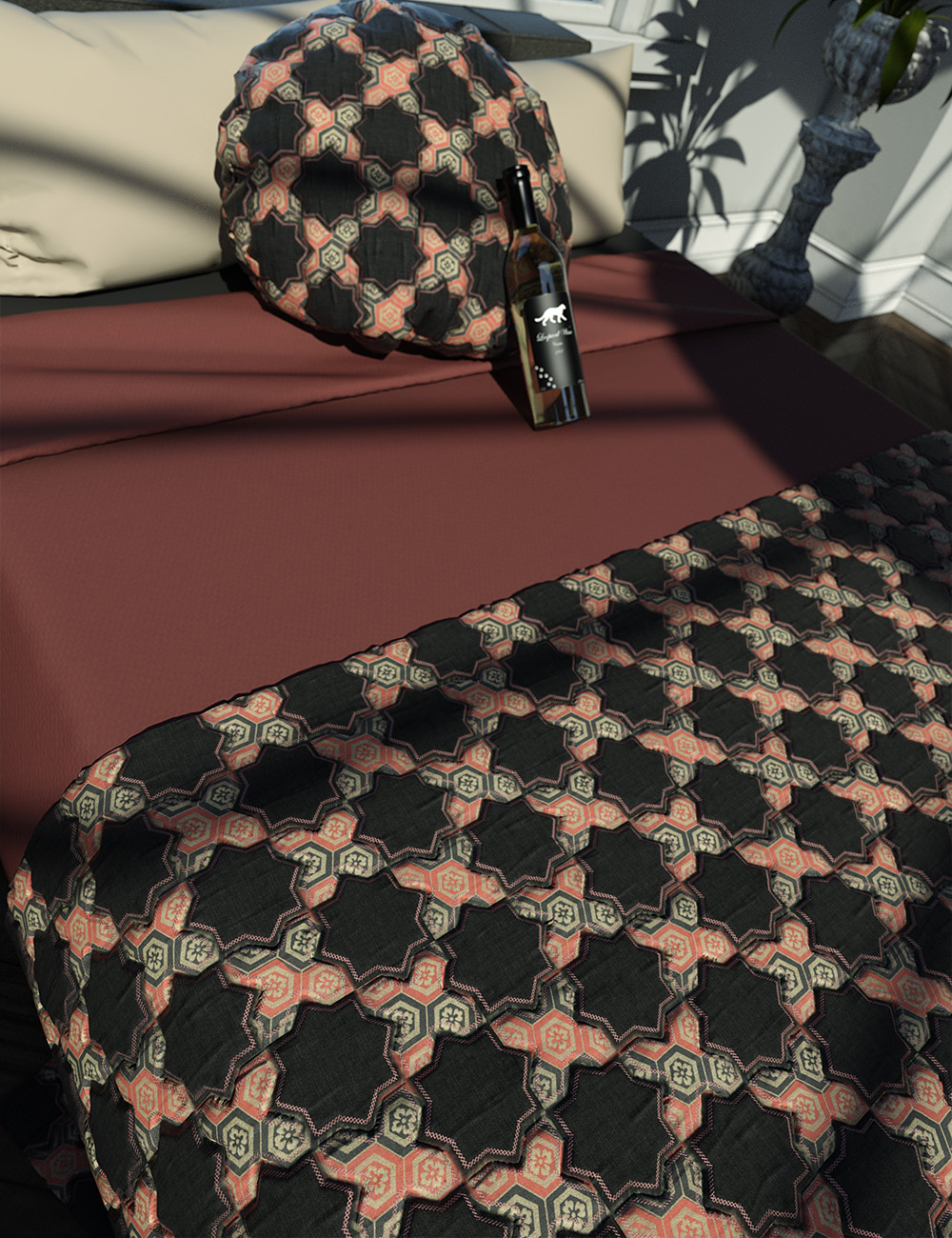 Patchwork Quilt Iray Shaders Vol 3 | Daz 3D