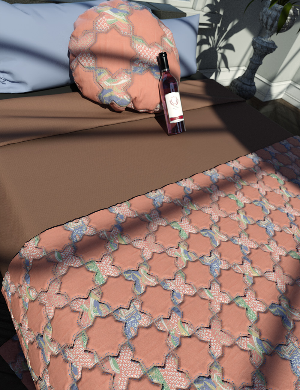 Patchwork Quilt Iray Shaders Vol 3 | Daz 3D