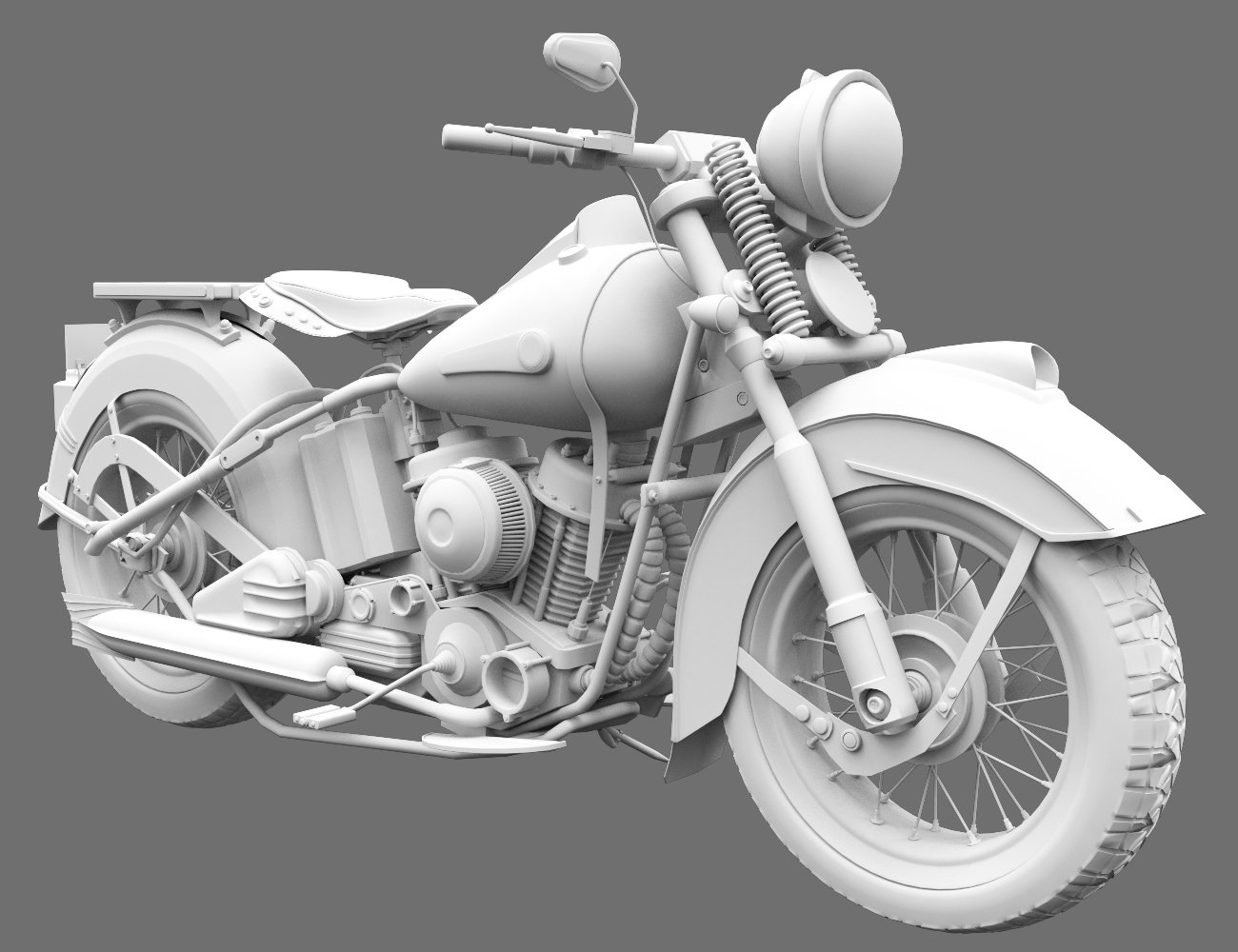 XI Classic Cruiser Motorcycle | Daz 3D