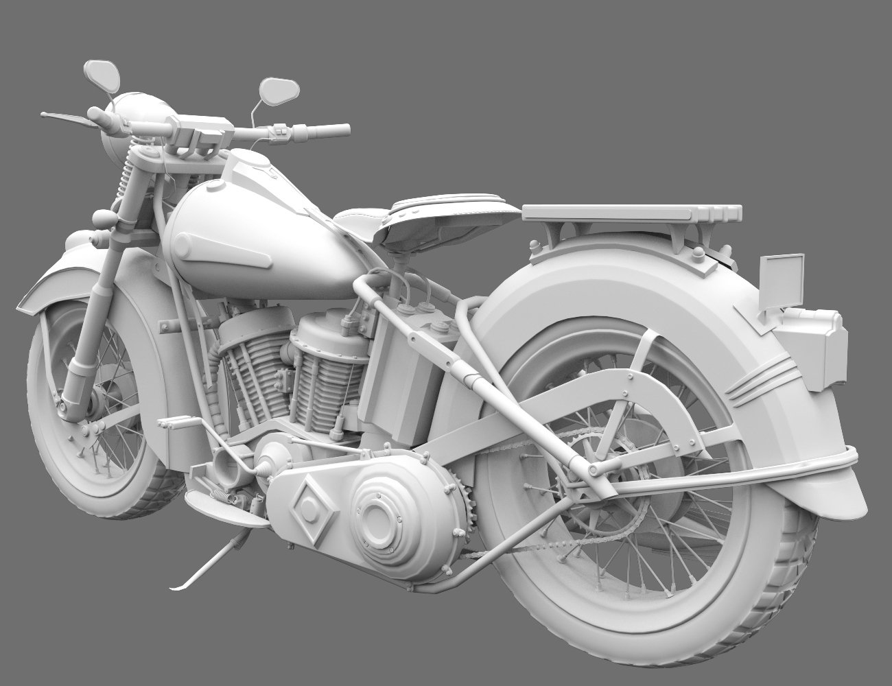 XI Classic Cruiser Motorcycle | Daz 3D