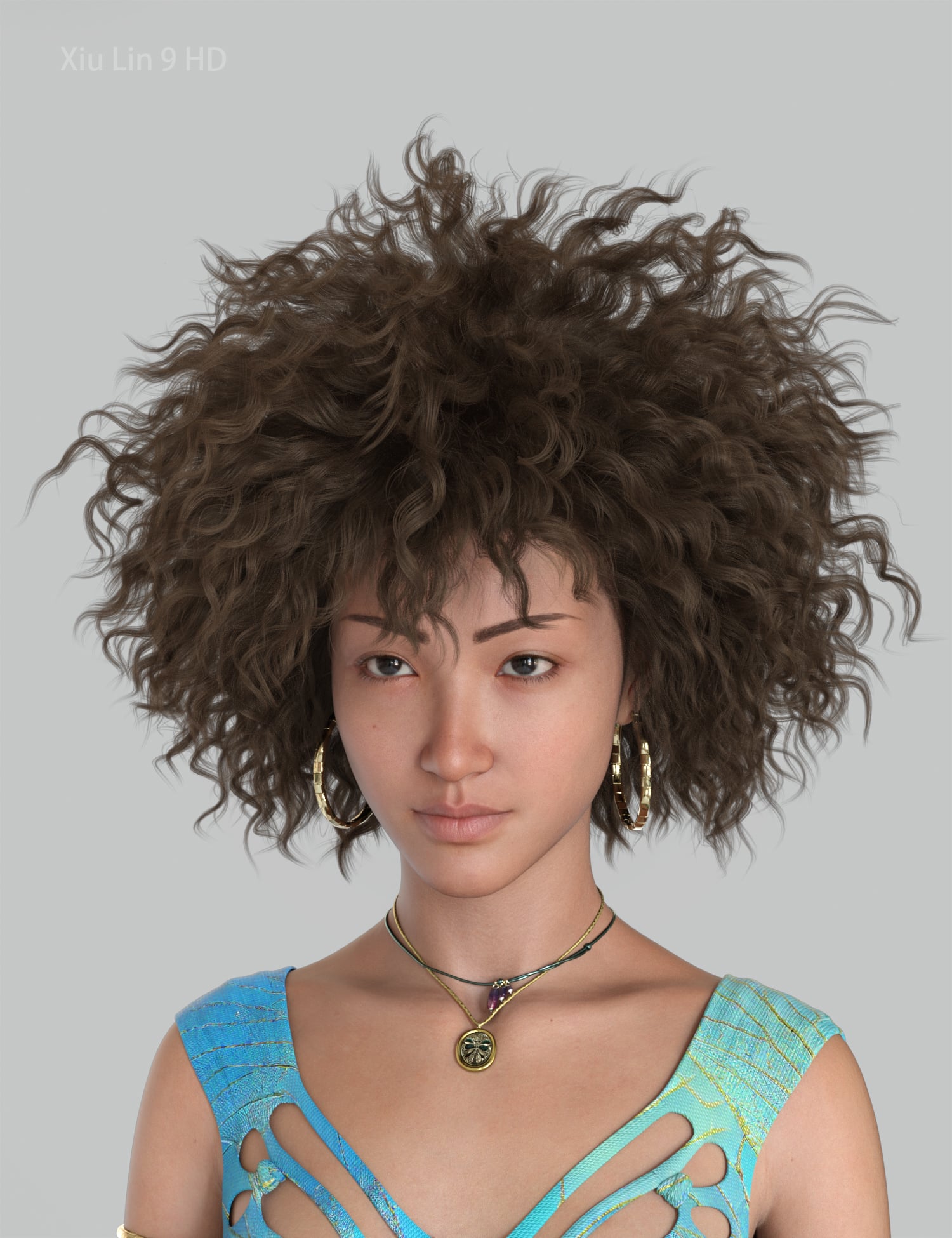 dForce XYZ Nami Hair for Genesis 9 and 8.1 Female | Daz 3D