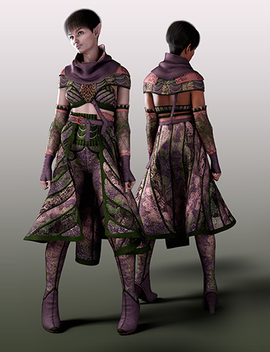 MAB Edgy Texture Expansion for CB Ianira Clothing Set | Daz 3D
