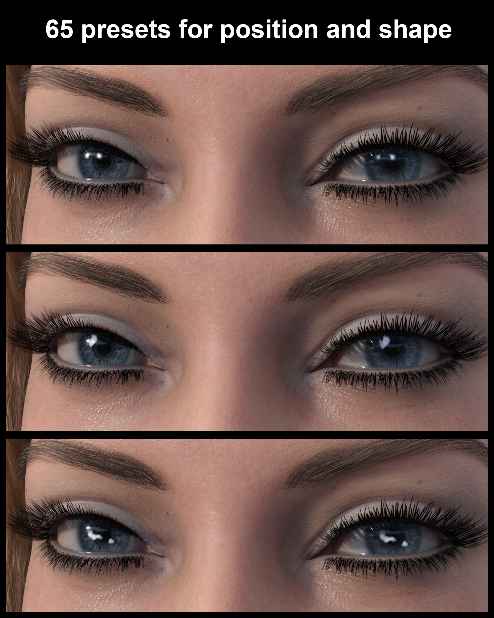 EF Fast and Easy Eye Reflections for Genesis 9 | Daz 3D
