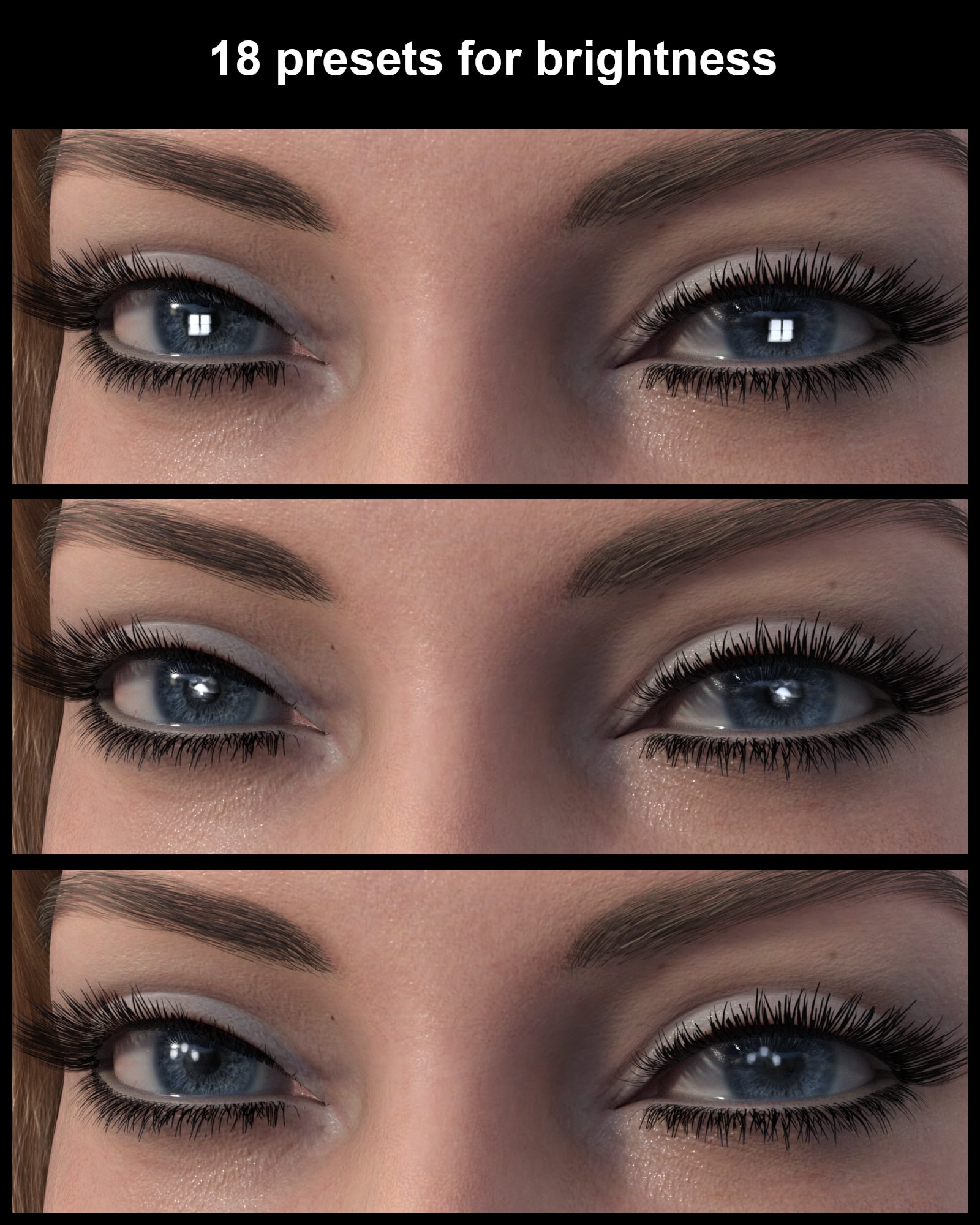 EF Fast and Easy Eye Reflections for Genesis 9 | Daz 3D
