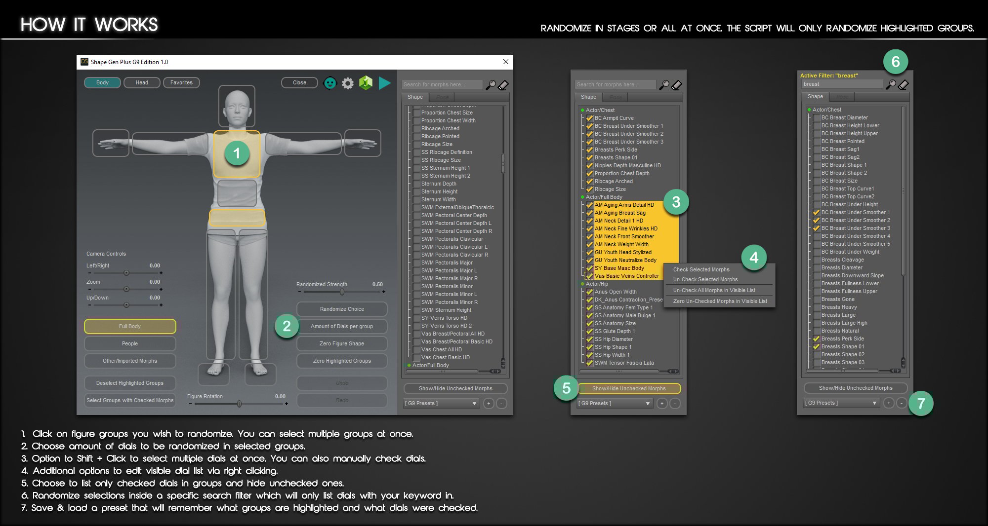 Shape Gen Plus Genesis 9 Edition | Daz 3D