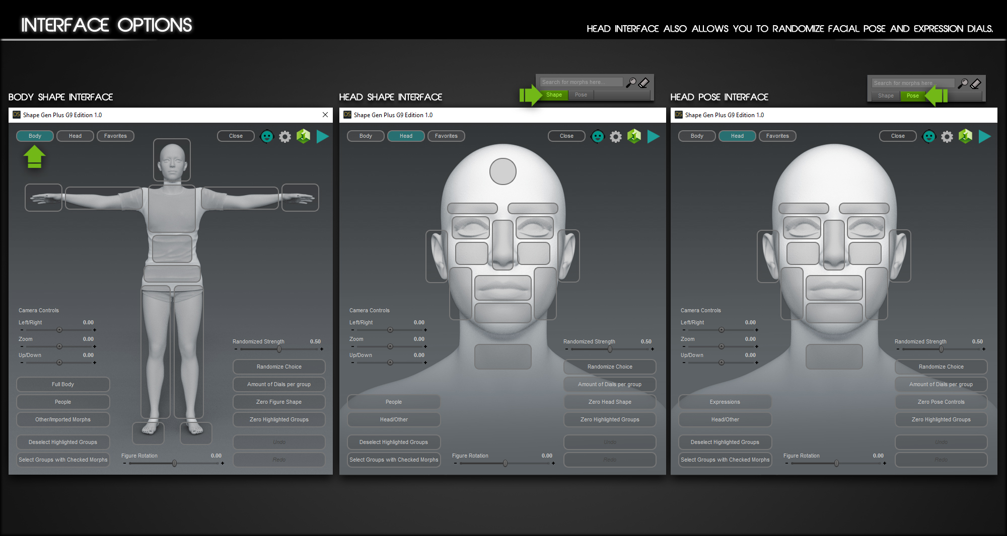 Shape Gen Plus Genesis 9 Edition | Daz 3D
