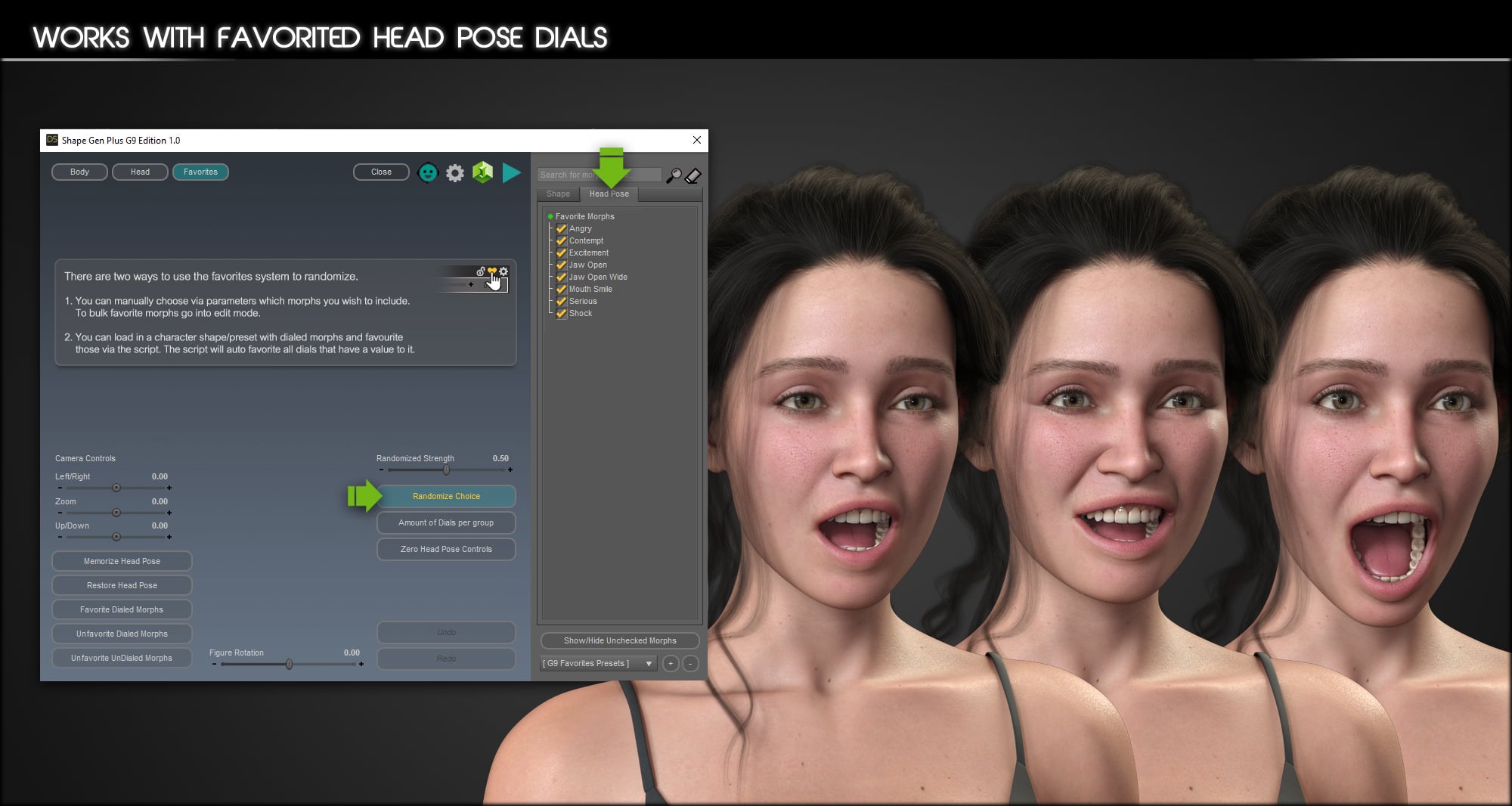 Shape Gen Plus Genesis 9 Edition | Daz 3D