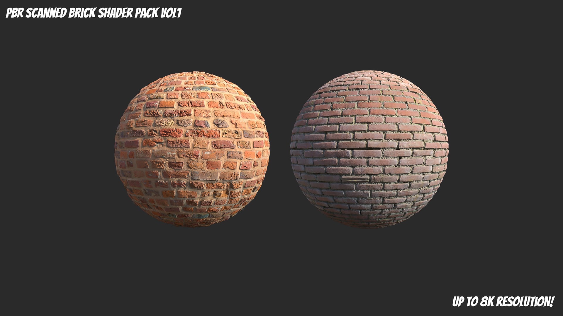 PBR Scanned Brick Shader Pack Vol1 | Daz 3D
