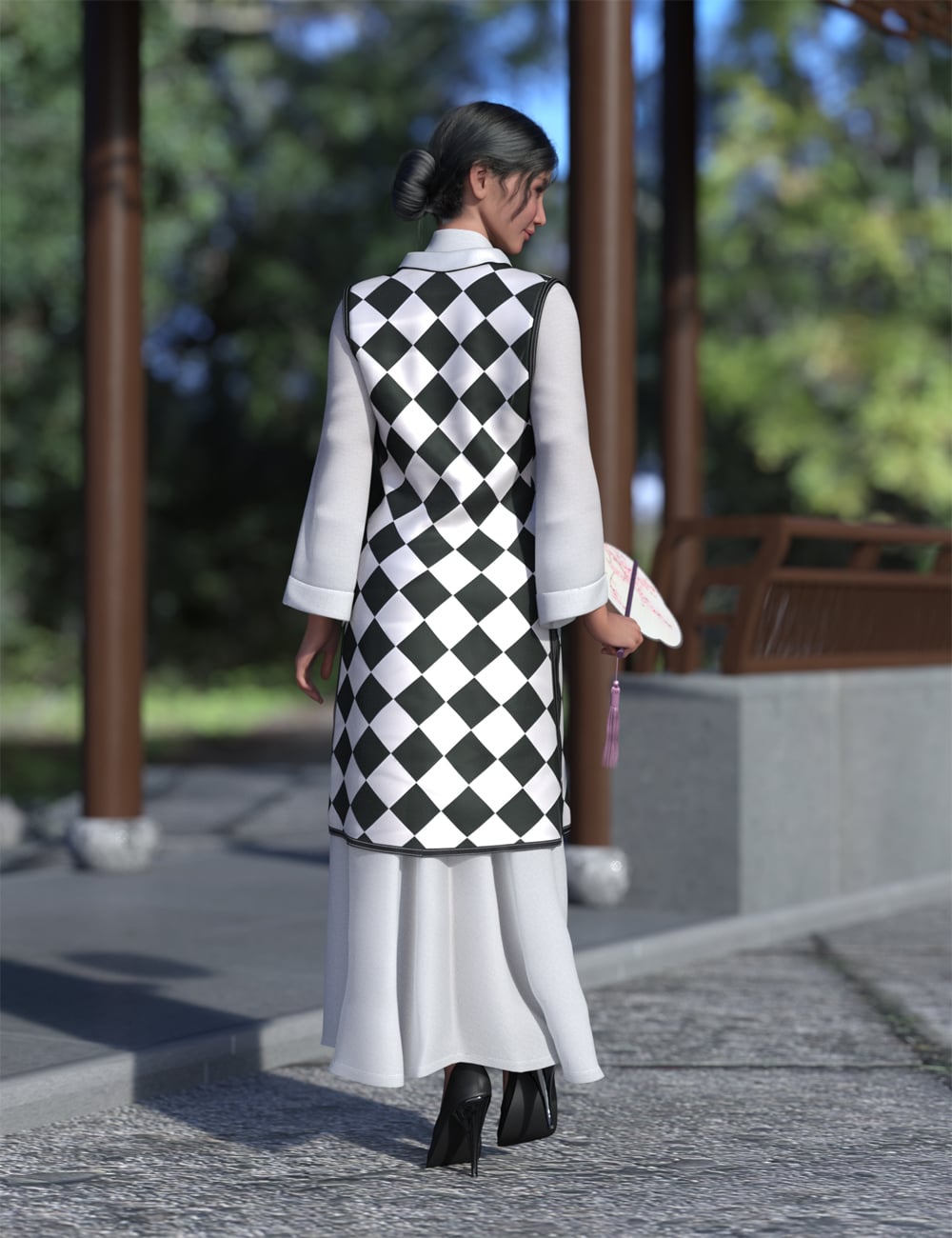 dForce MK Paddy Field Clothing for Genesis 9 | Daz 3D
