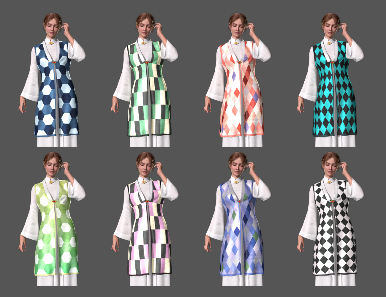 dForce MK Paddy Field Clothing for Genesis 9 | Daz 3D