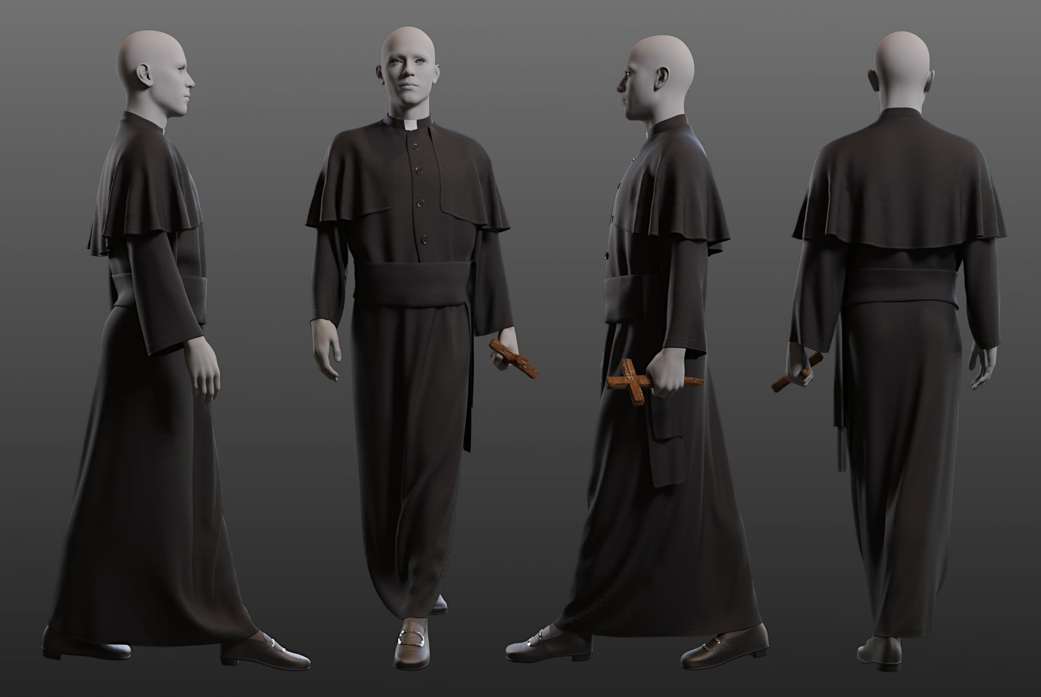 dForce Priest Outfit for Genesis 9 | Daz 3D