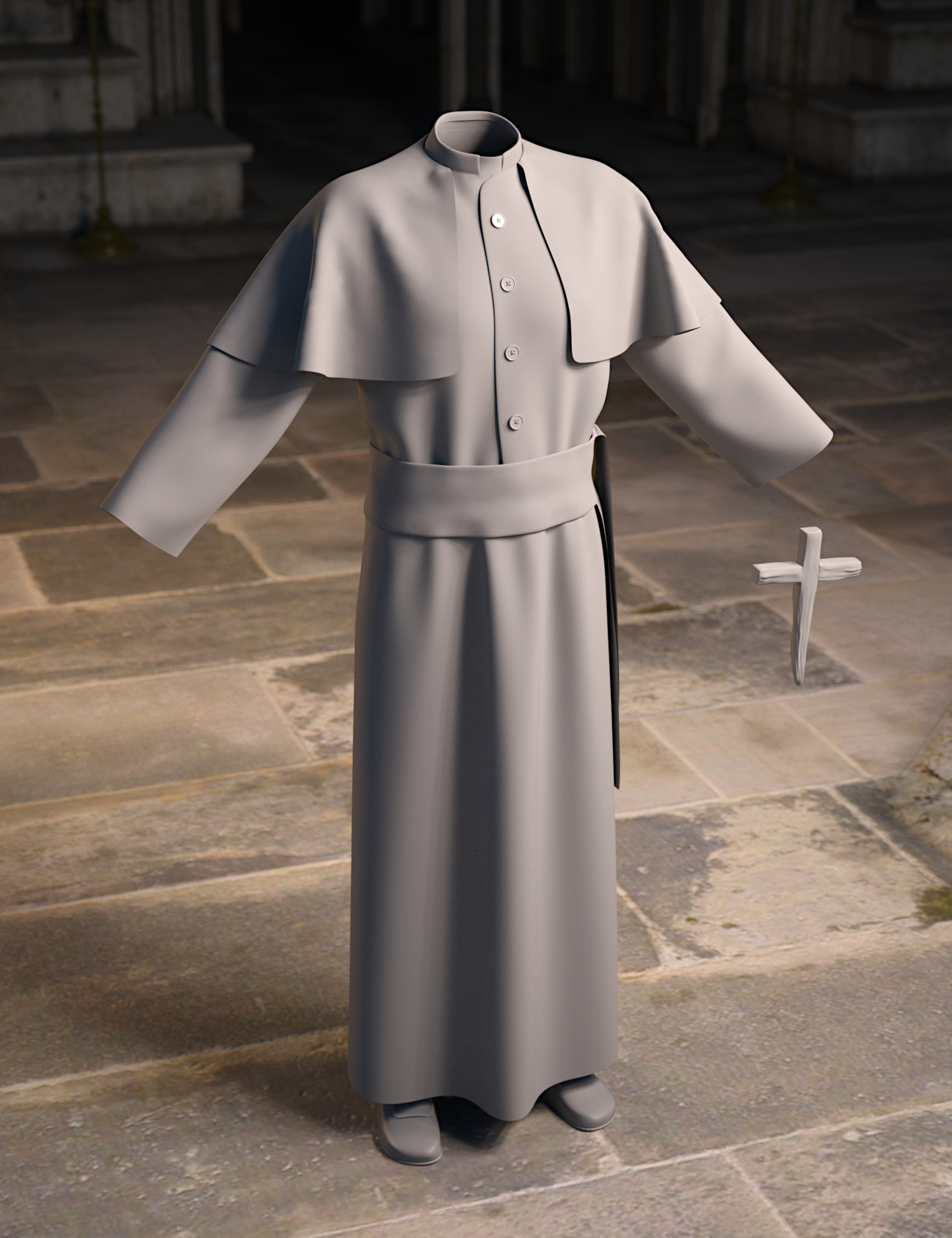 dForce Priest Outfit for Genesis 9 | Daz 3D