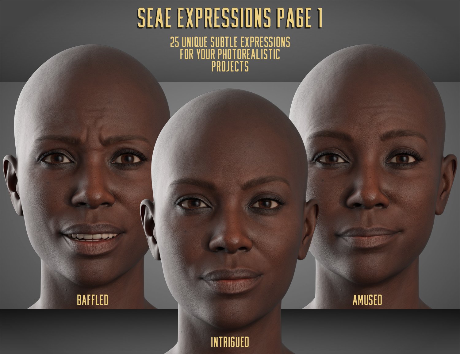 Subtle Expressions Angela 9 Edition | Daz 3D