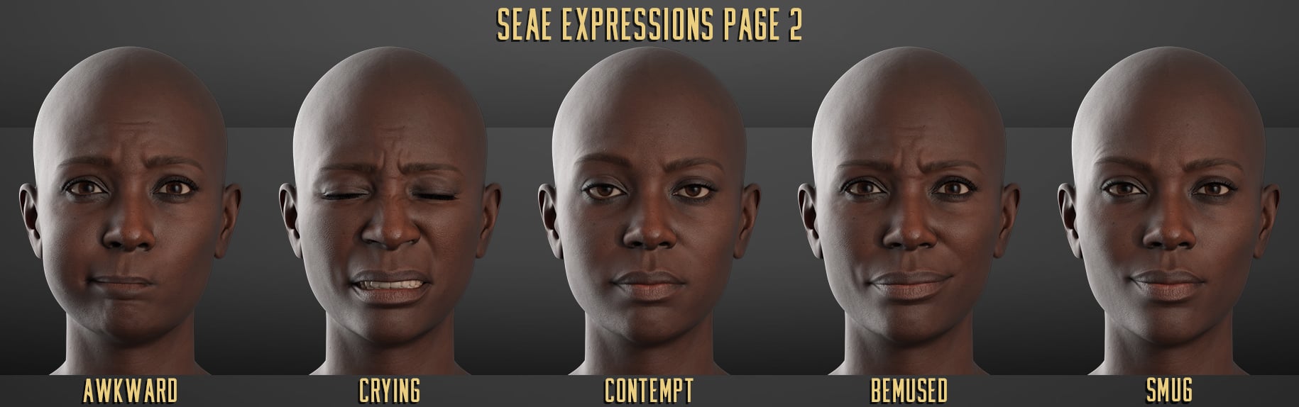 Subtle Expressions Angela 9 Edition | Daz 3D