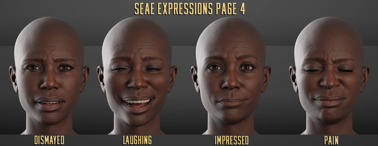 Subtle Expressions Angela 9 Edition | Daz 3D