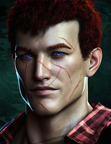 FPE HD Face Scars for Genesis 9 | Daz 3D