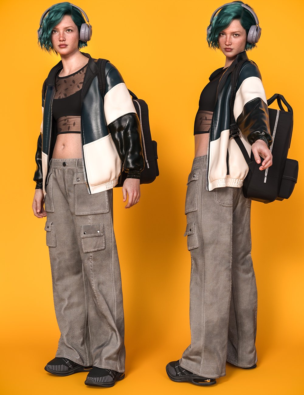 dForce Casualwear Texture Add On for Genesis 9 | Daz 3D